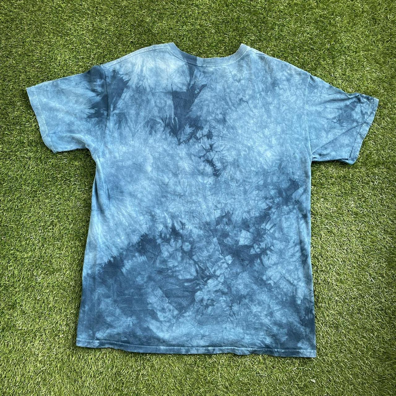 blue sea turtle graphic tee shirt from THE MOUNTAIN... - Depop