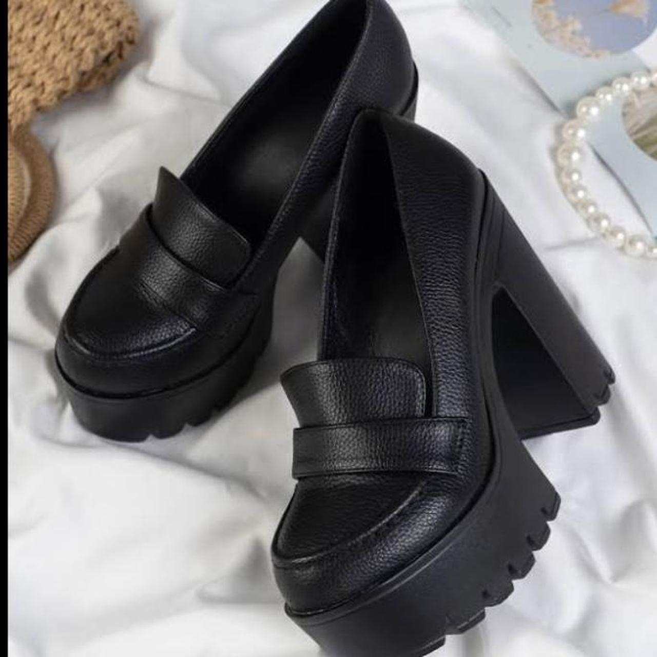 ASOS Chunky Platform Loafers with Tassels gorgeous... - Depop