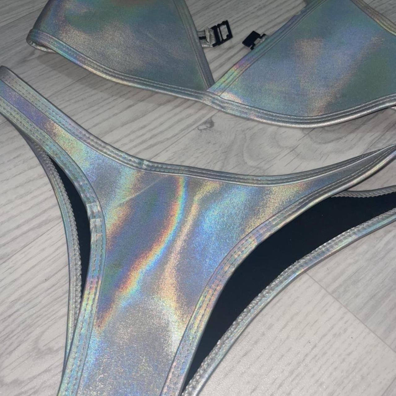 HOAKA swimwear holographic bikini set Sold out - Depop
