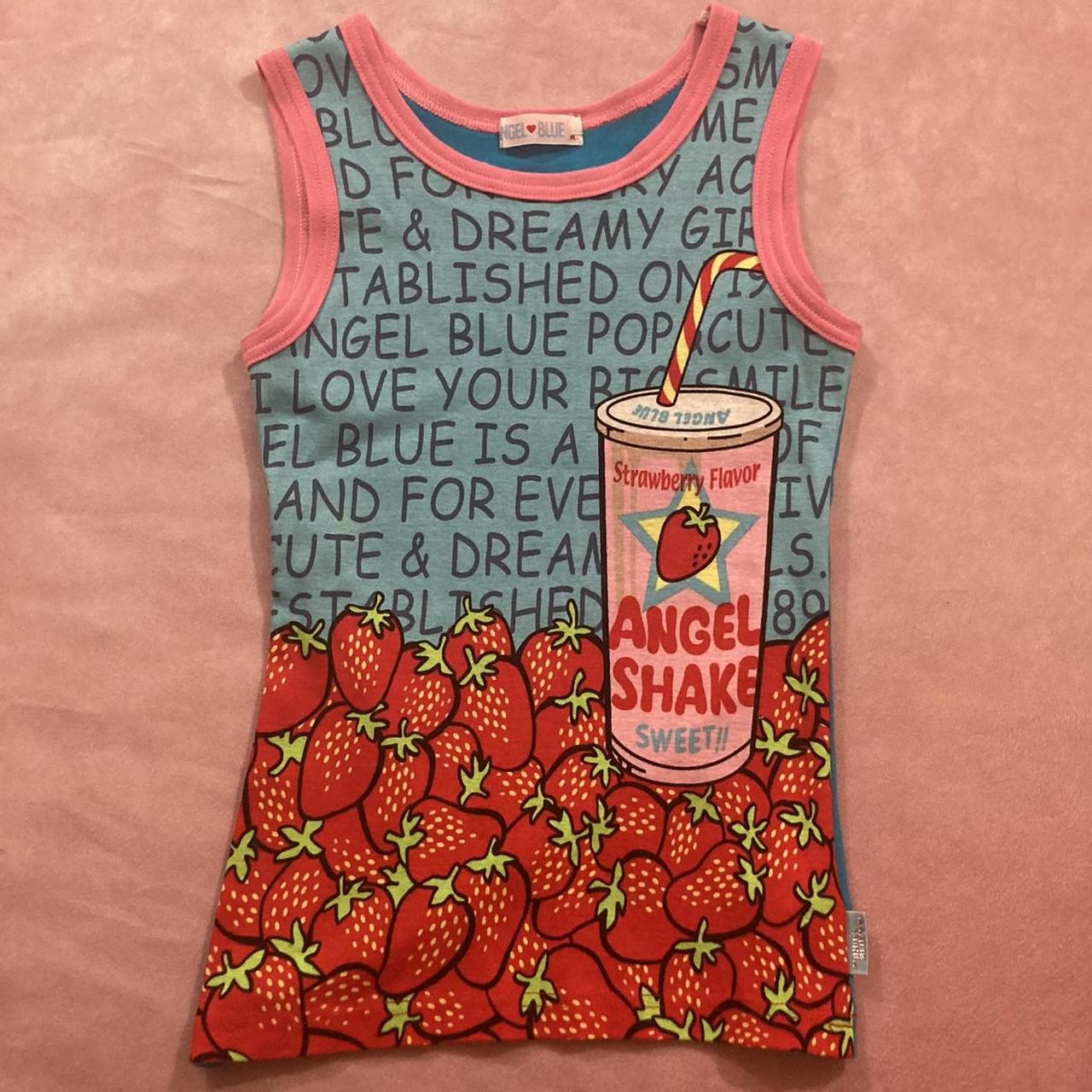 rare 90s harajuku cult brand Angel Blue 'angel... - Depop