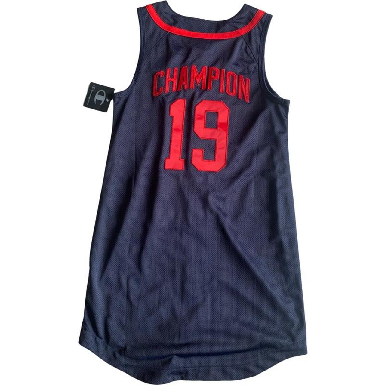 Champion Button Up Jersey Dress New with tags,... - Depop