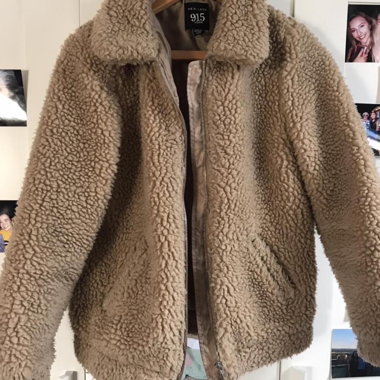 New look size 8 teddy coat Excellent condition... - Depop