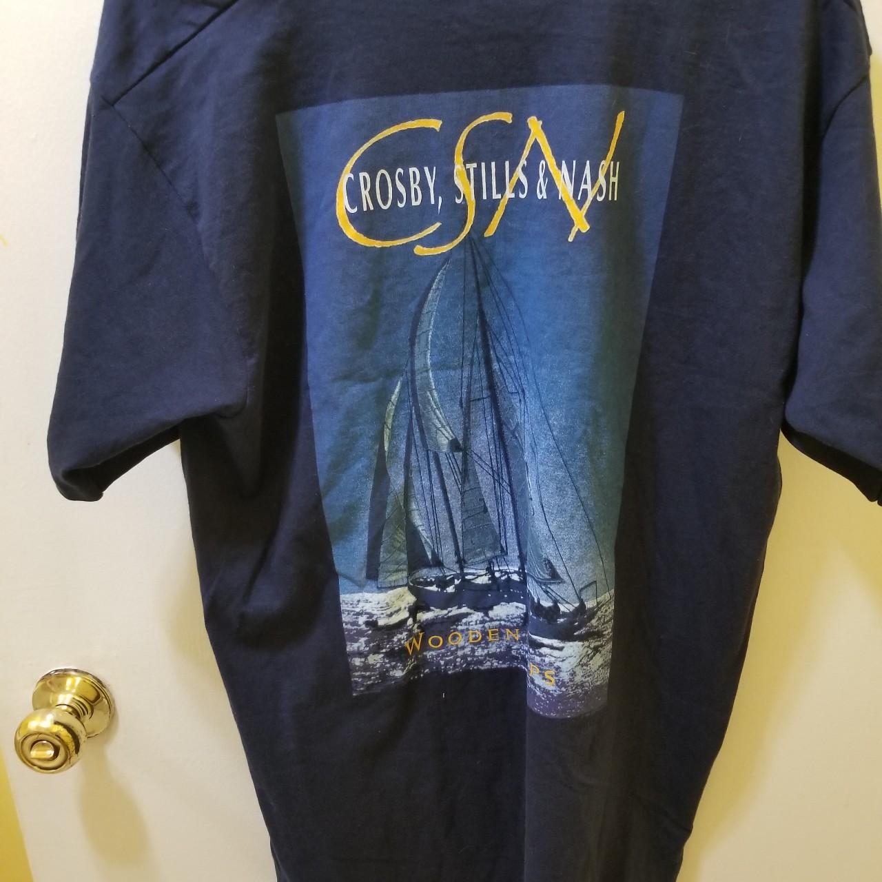 Vintage 1994 Crosby stills nash shirt. Size L. - Depop