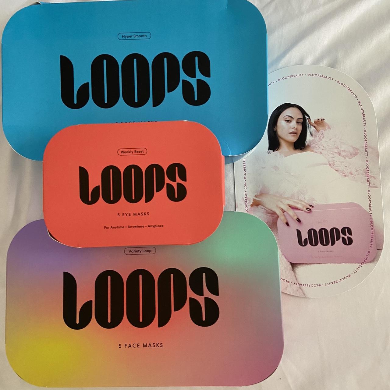 Loops Beauty face mask bundle • received as gift... - Depop