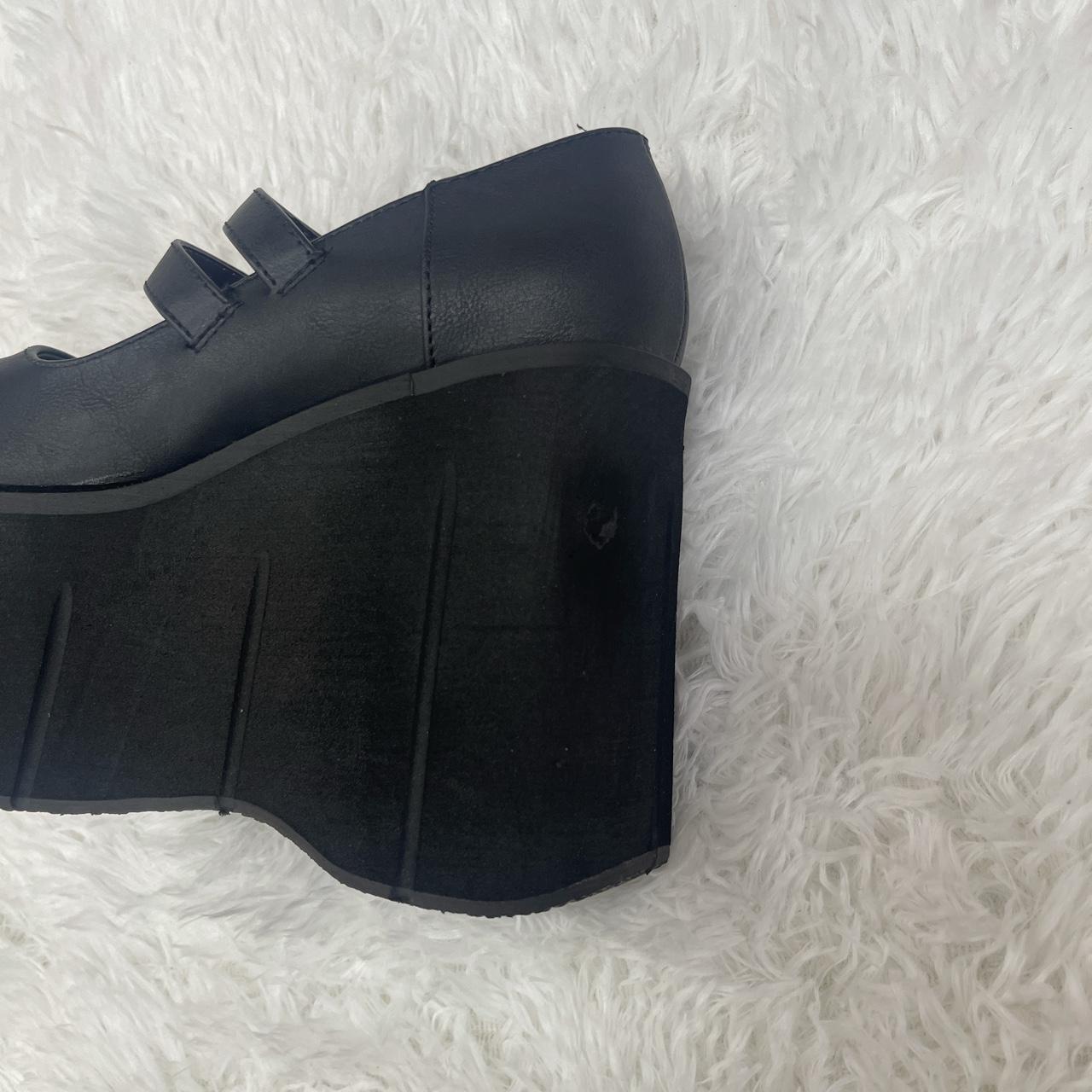 Demonia KERA-08 Black Vegan Leather Demonia Platform... - Depop