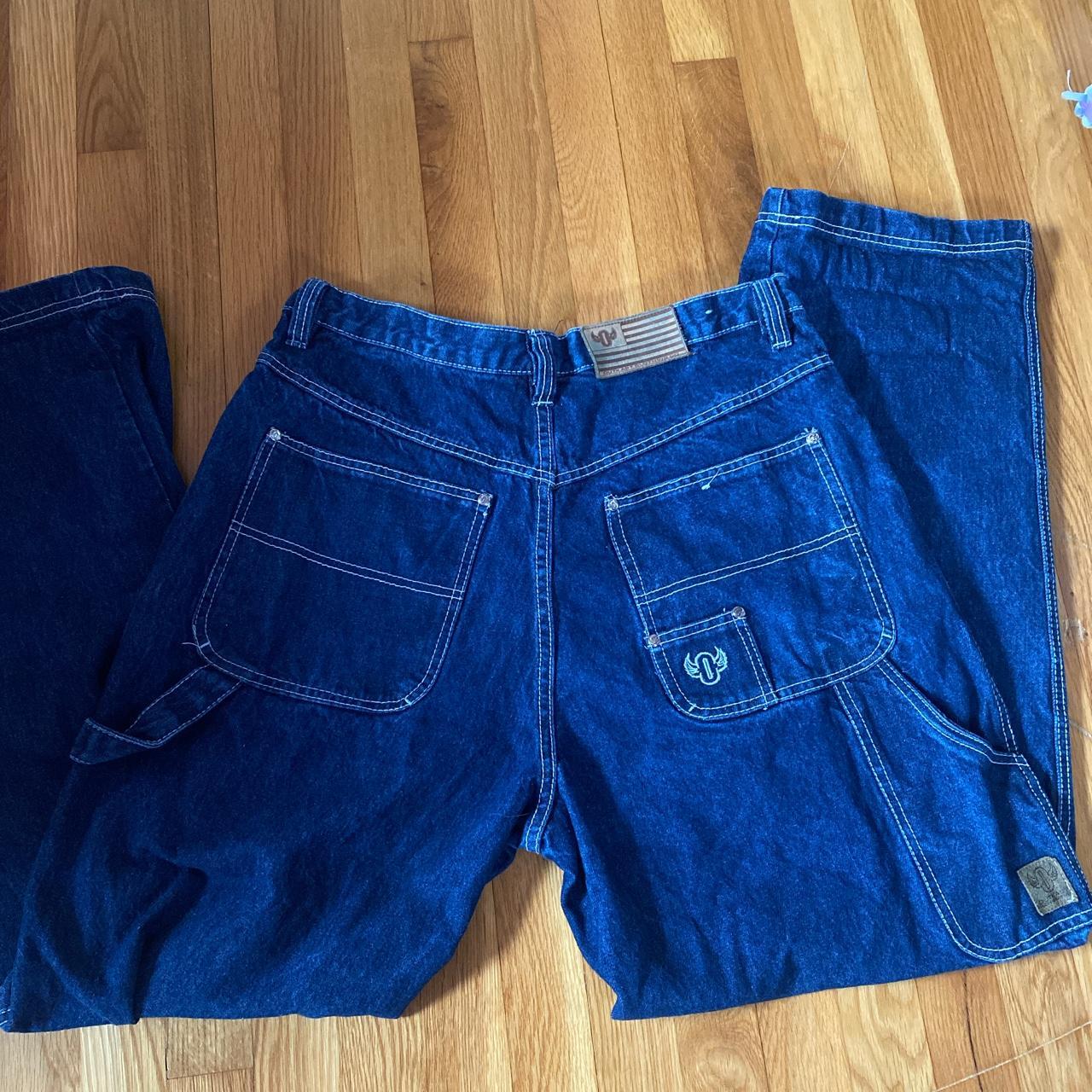 outkast cyber y2k skater jeans these jeans r super... - Depop