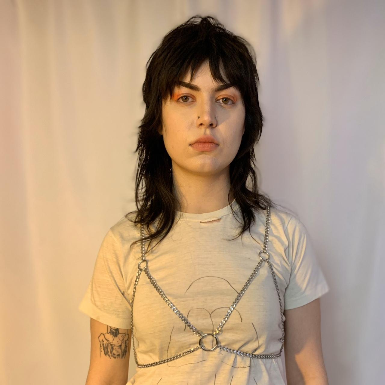 Women's Silver Bra | Depop