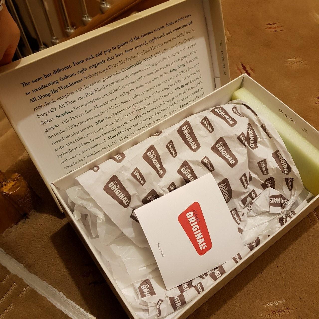 Clarks original shoe, real leather in good condition... - Depop