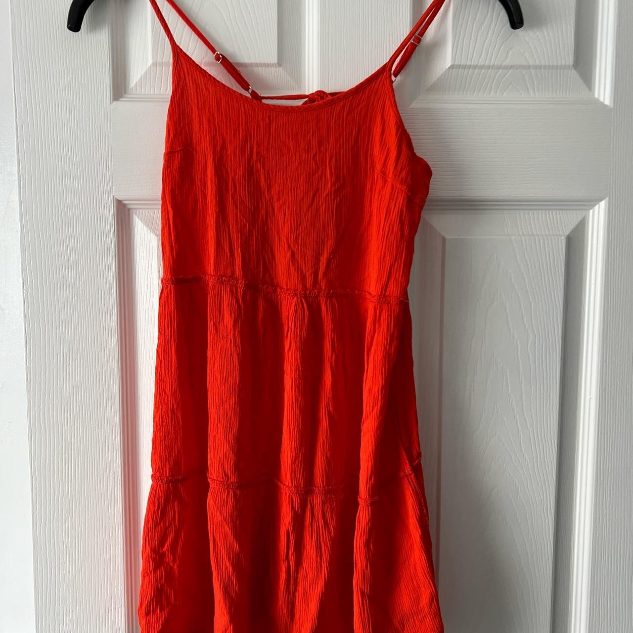 New Look Women's Orange and Red Cover-ups | Depop