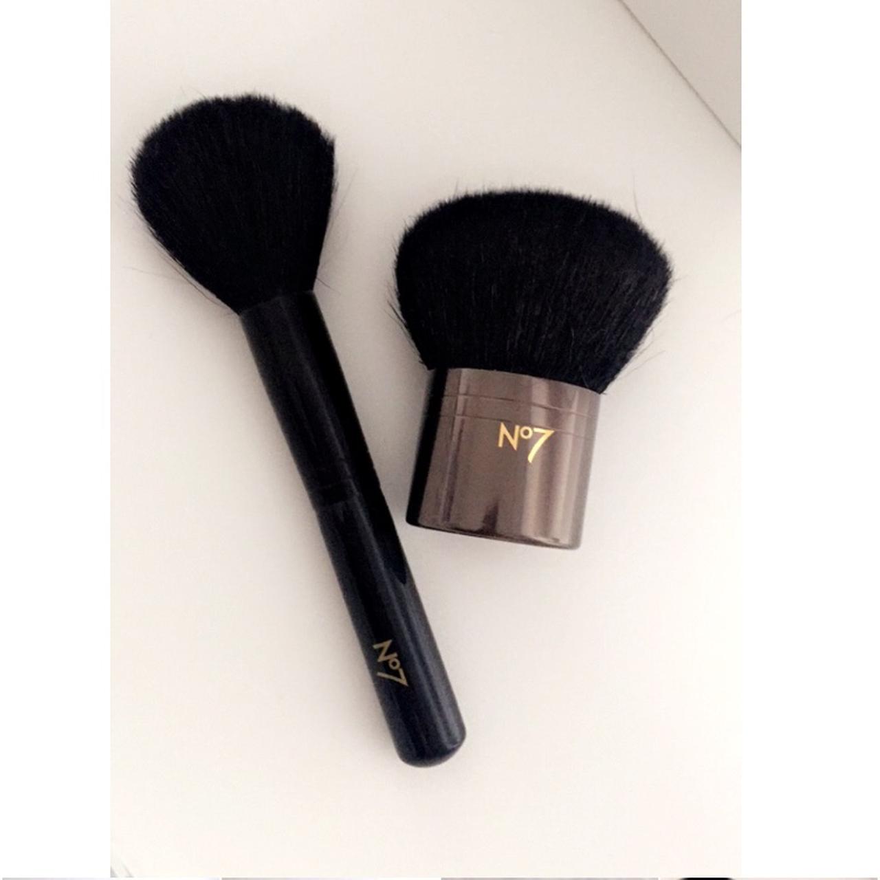 No7 kabuki face brush and blusher brush... - Depop