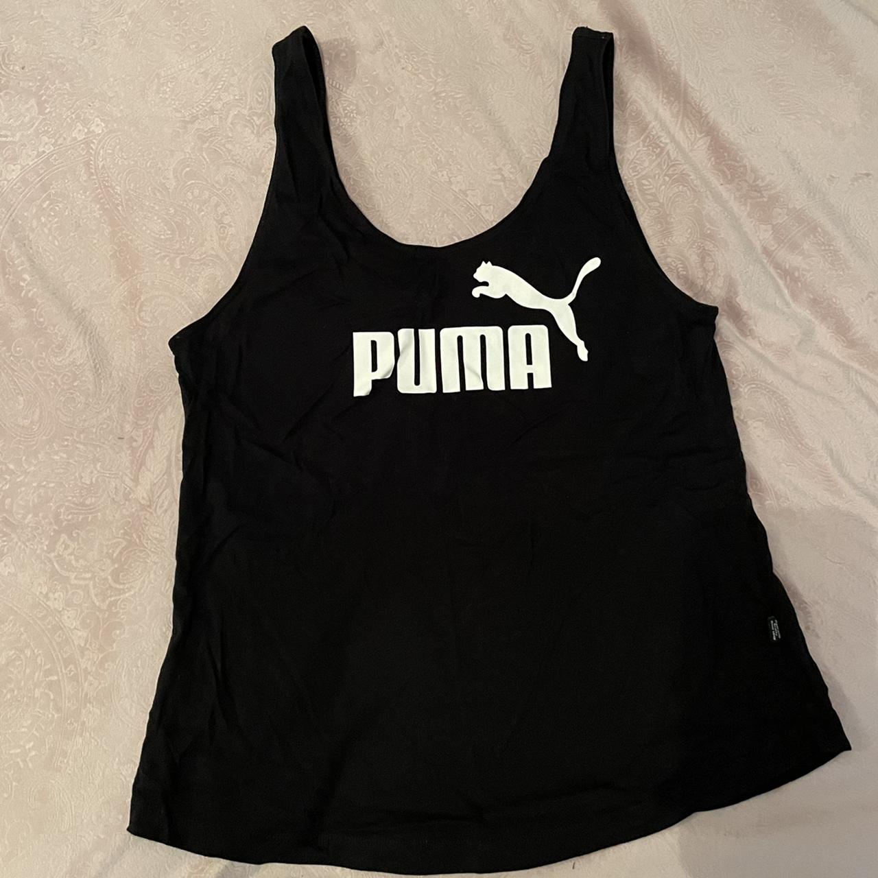 Puma vest top. #gym #gymtop - Depop