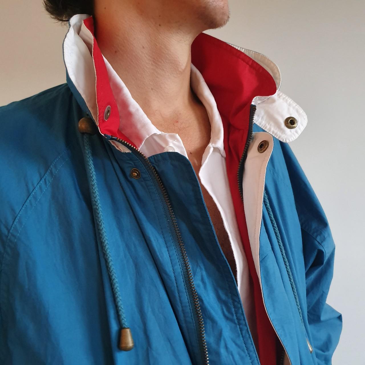 Gant jacket / windbreaker with double collar and... - Depop