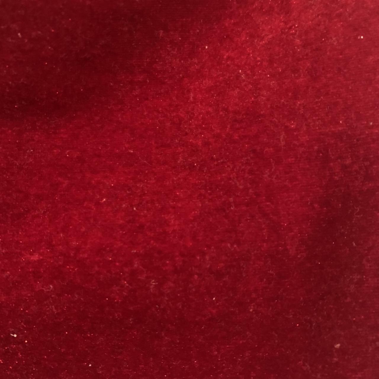 absolutely stunning red velvet spaghetti strap high... - Depop