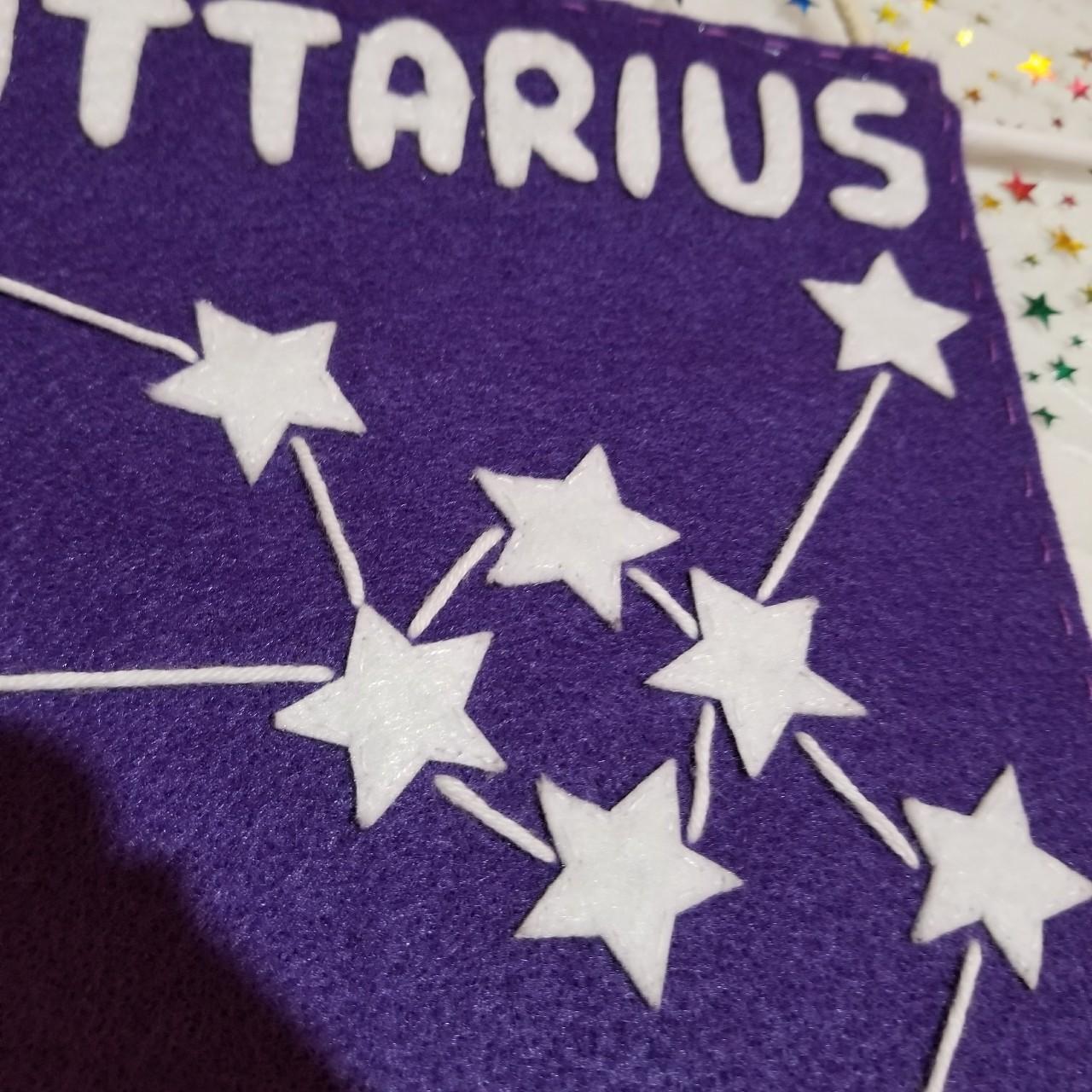 Sagittarius Constellation Flag Felt Banner... | Depop