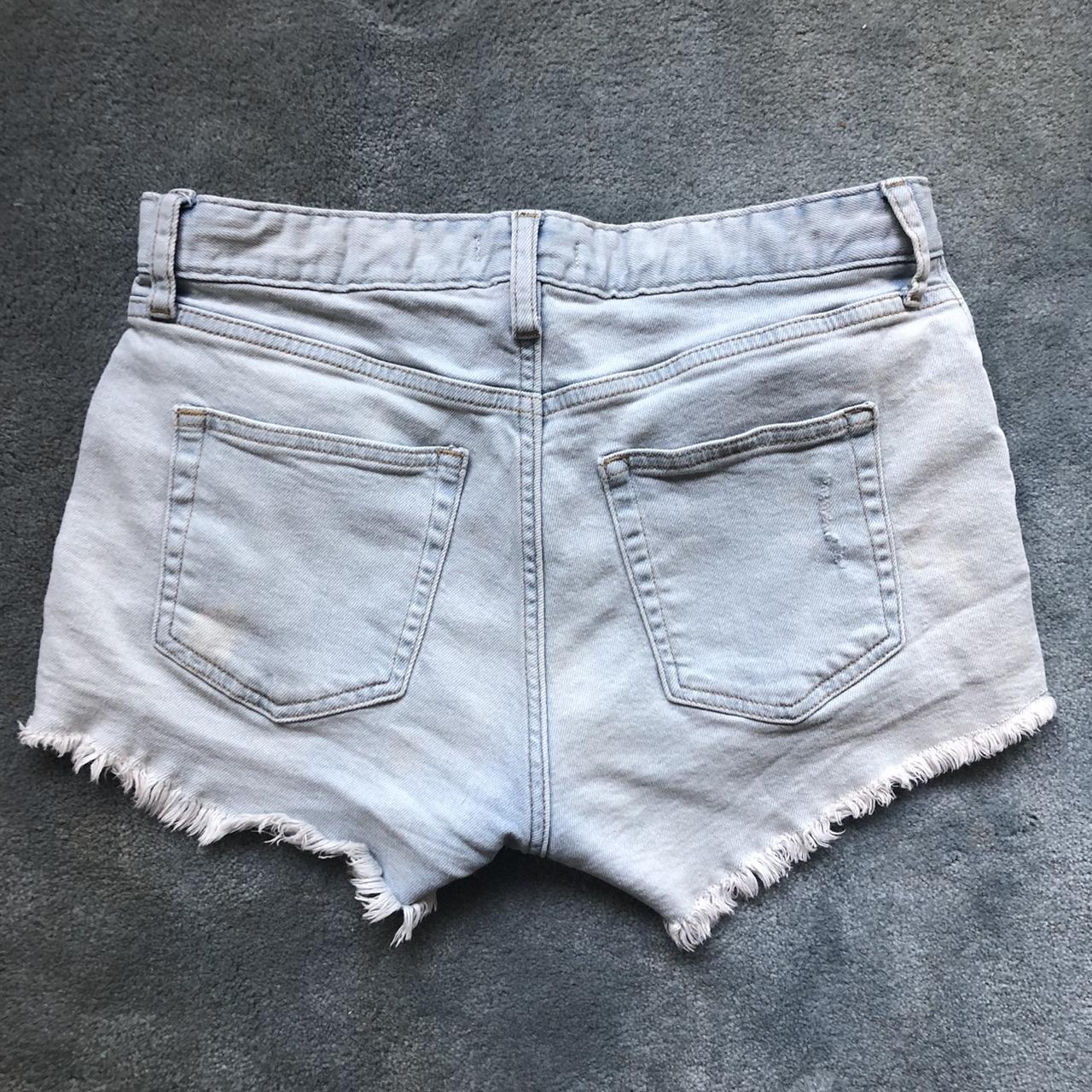 Jean Booty Shorts 💙 Nothing Makes My 🍑 Look Better Depop