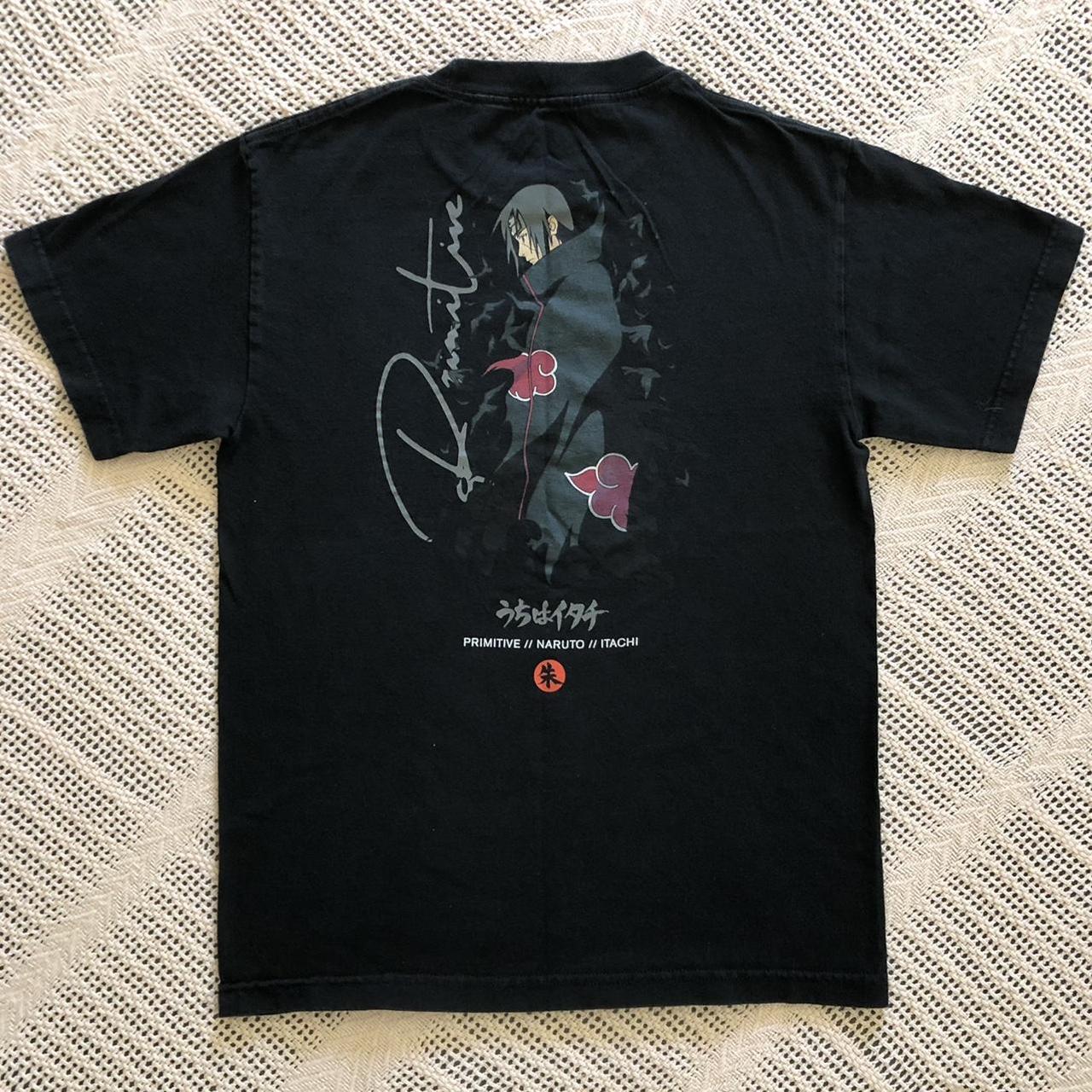naruto x primitive itachi t-shirt / tee 🖤 where... - Depop