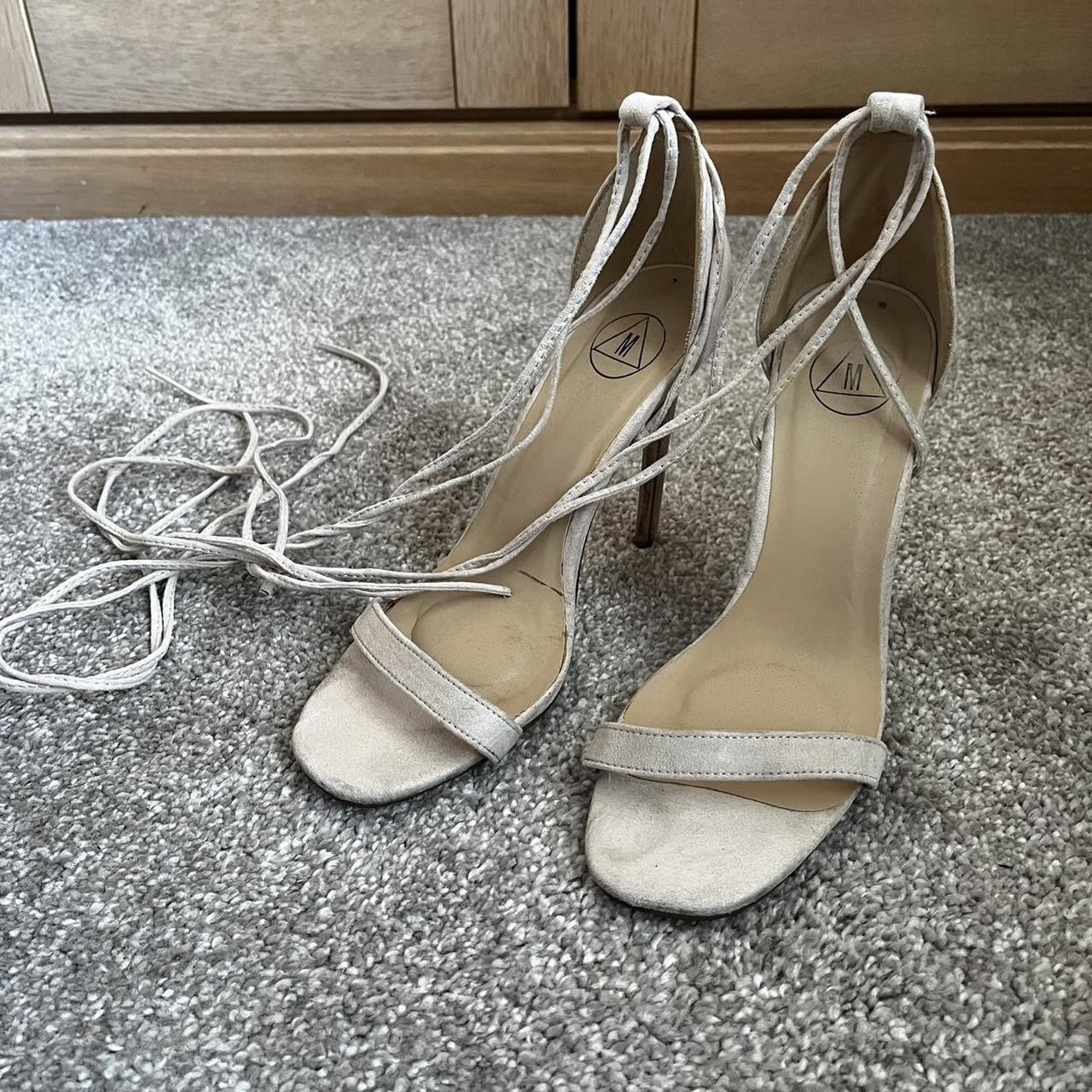 Missguided Women's Cream Courts | Depop