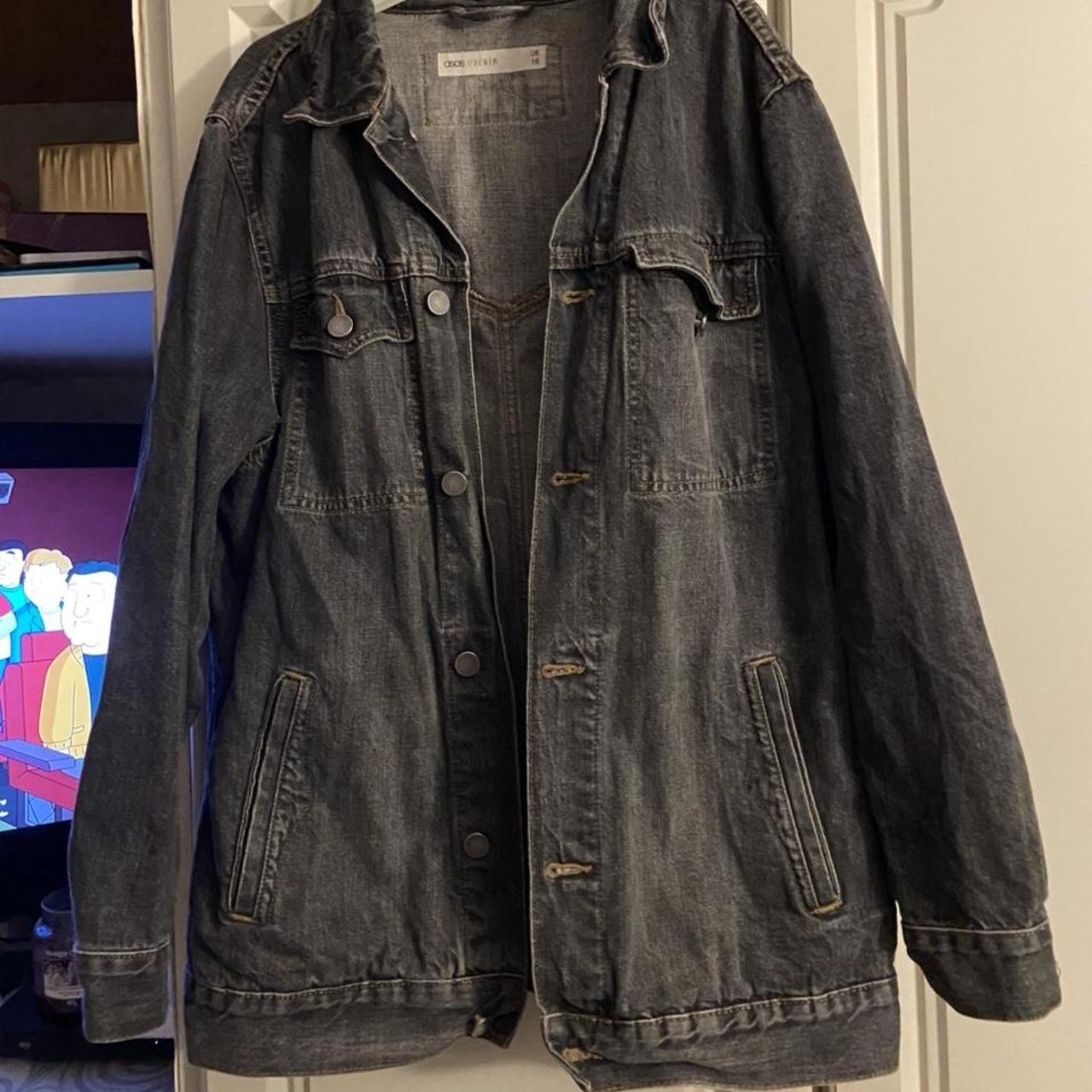 selling this size 10 asos denim jacket. worn a few... - Depop