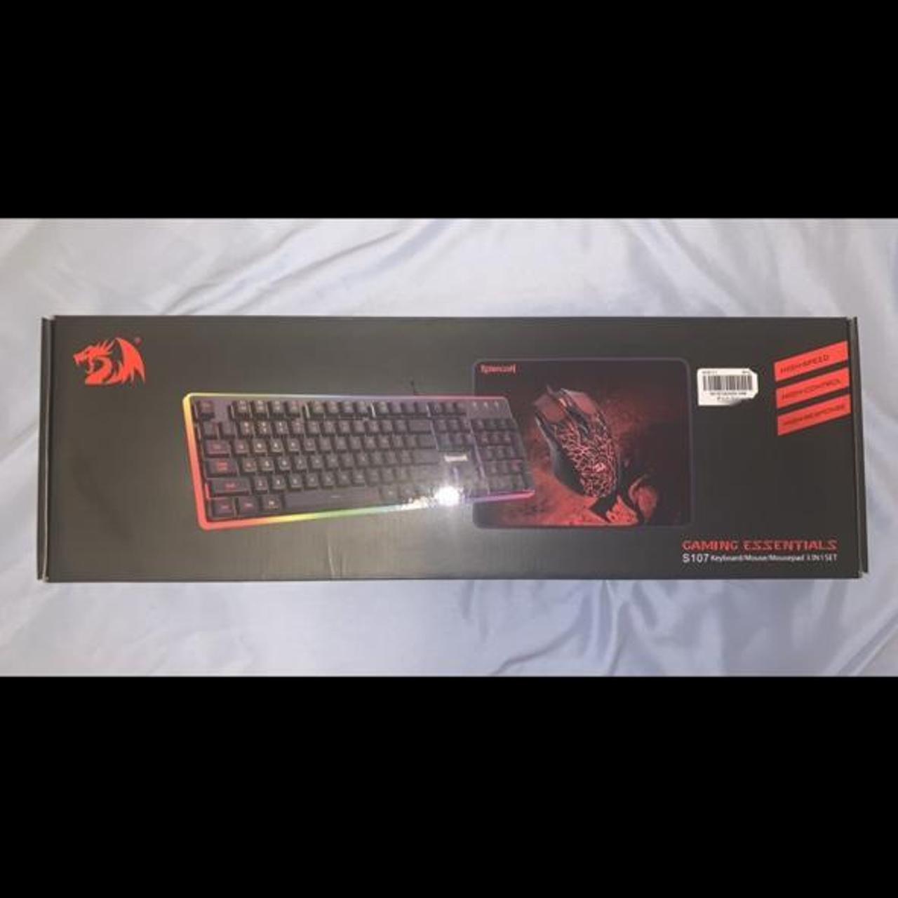 RED DRAGON s107 GAMING COMBO SET KEYBOARD - MOUSE -... - Depop