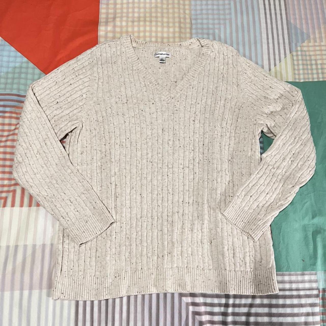 Urban Outfitters Women's Cream Jumper | Depop