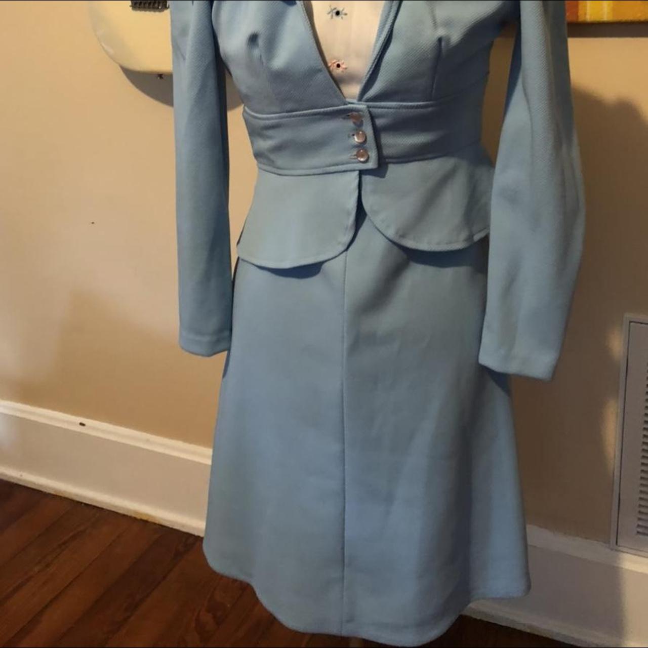 Adorable 60s/70s matching mini dress and jacket set.... - Depop