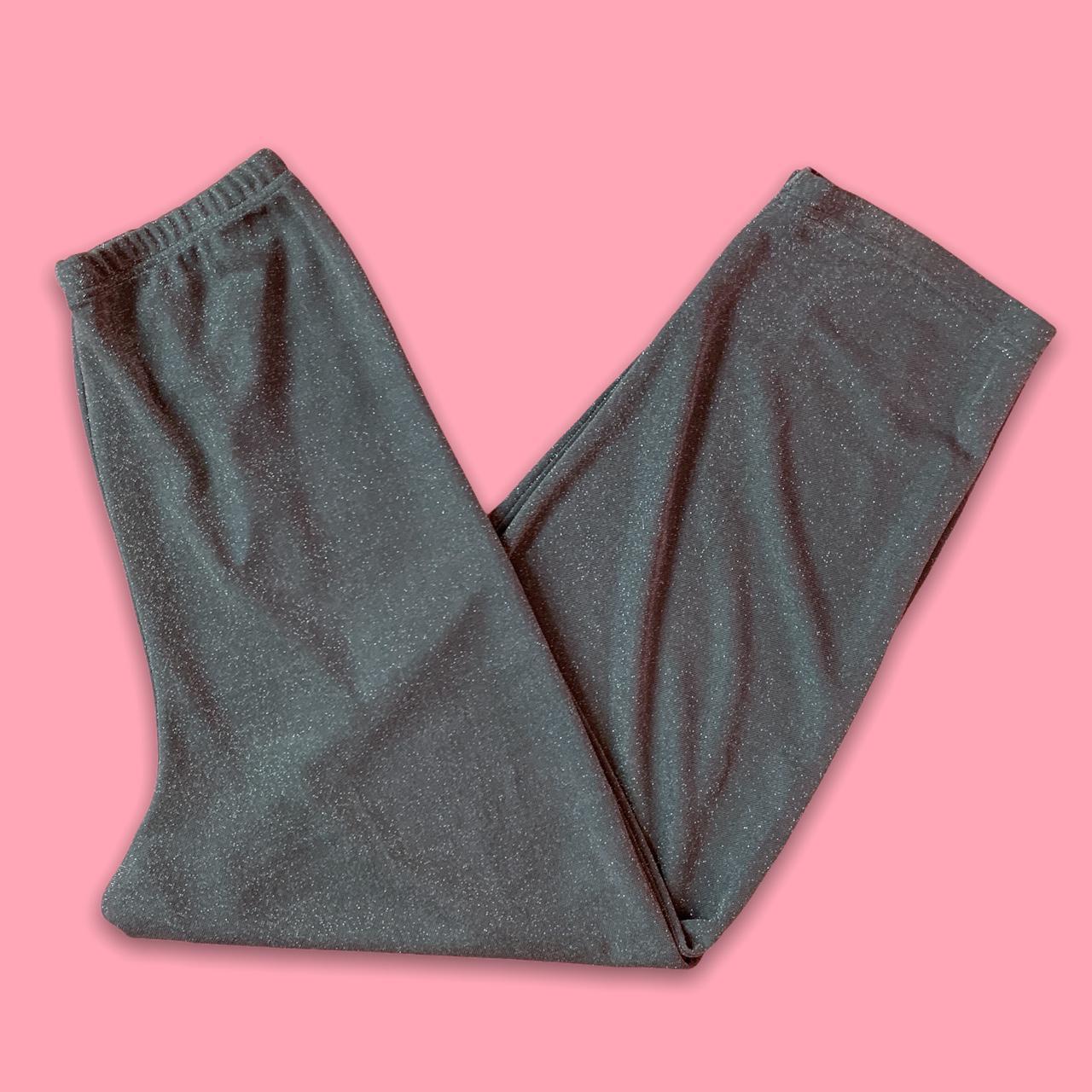 🧨Disco Glitter Pants 🧨Vintage silver sparkly pants.... - Depop