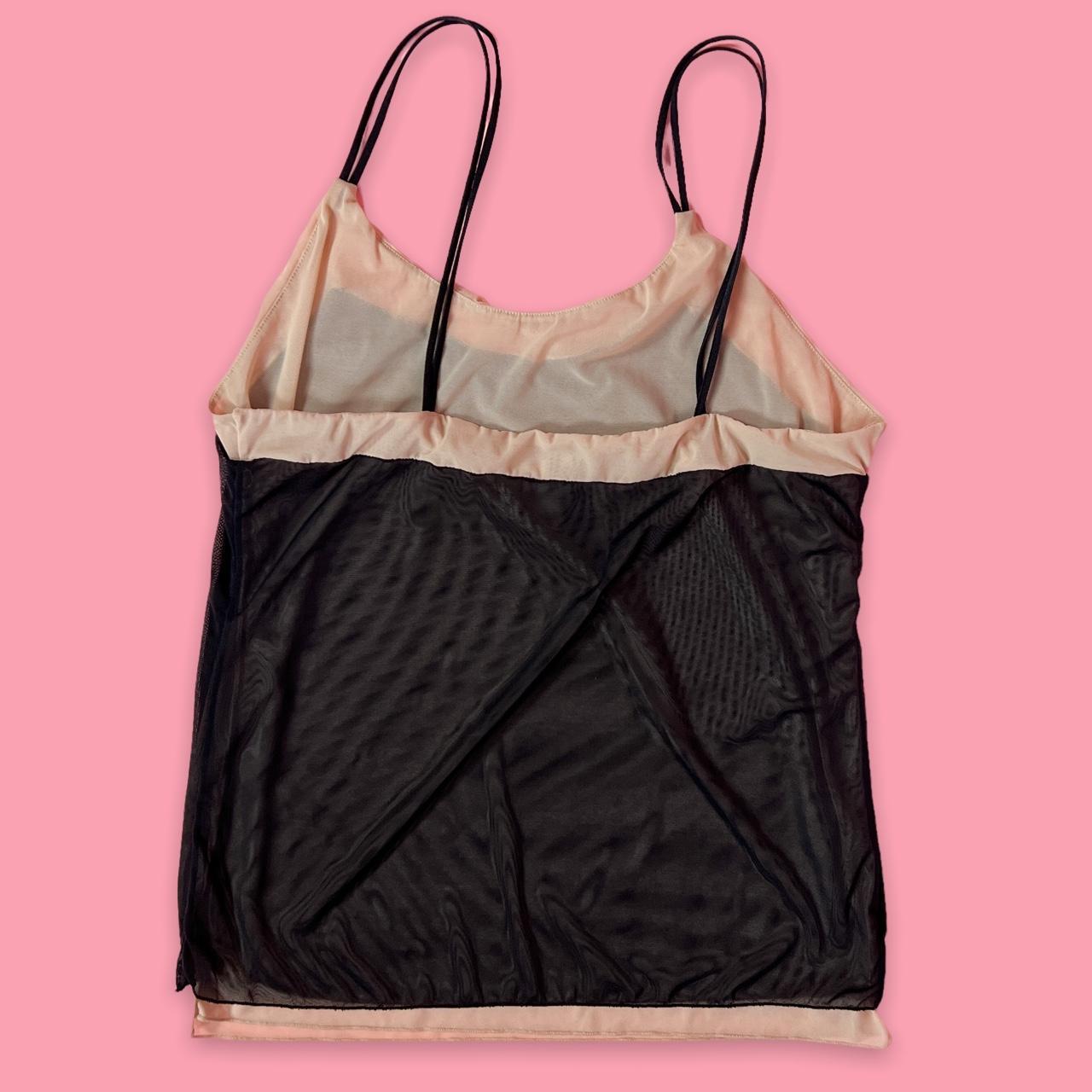 🧨Black Mesh Cami Top 🧨00s mesh tank top cami. Black... - Depop
