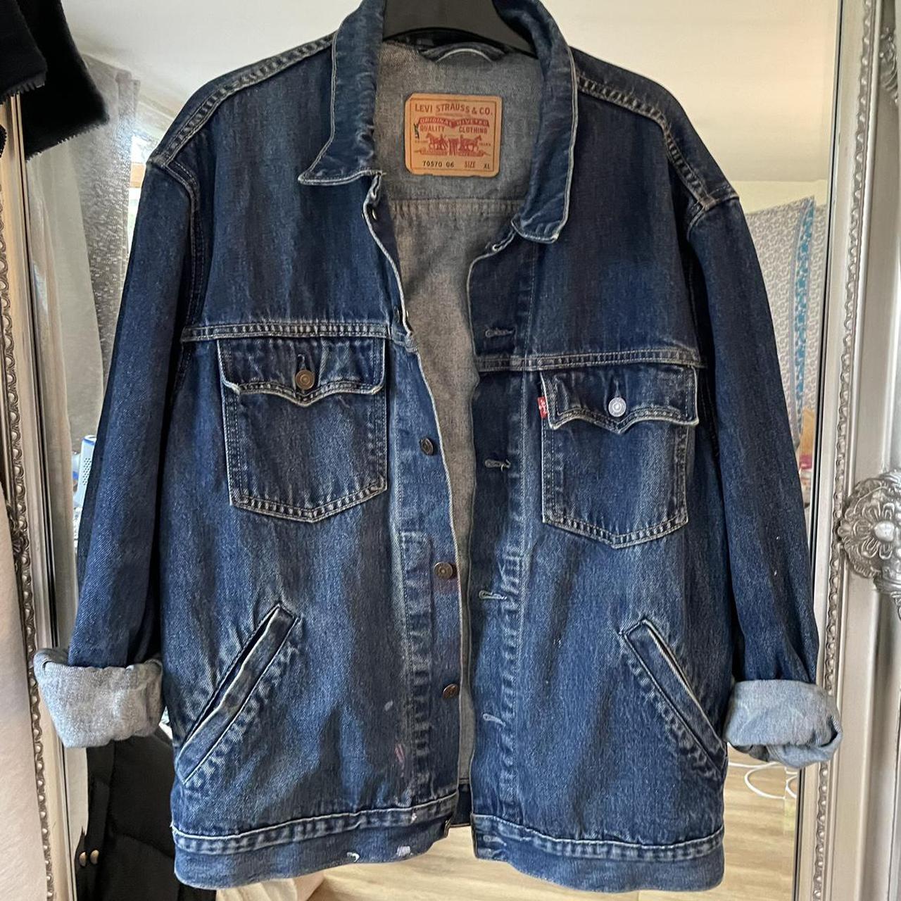 Mens Levi’s denim jacket size XL Vintage Oversized... - Depop