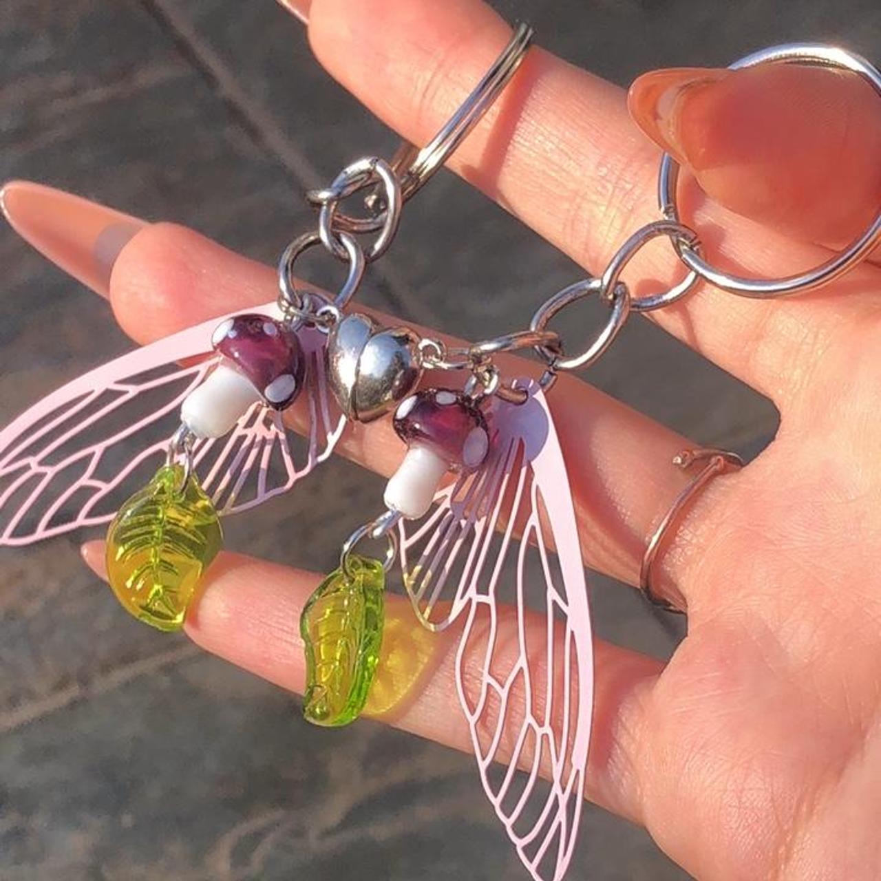 Matching fairy keychains🧚🏼‍♀️🤍 Magnet... - Depop
