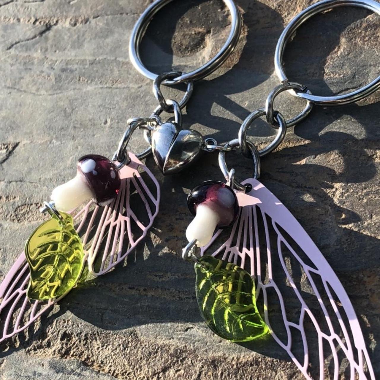 Matching fairy keychains🧚🏼‍♀️🤍 Magnet... - Depop