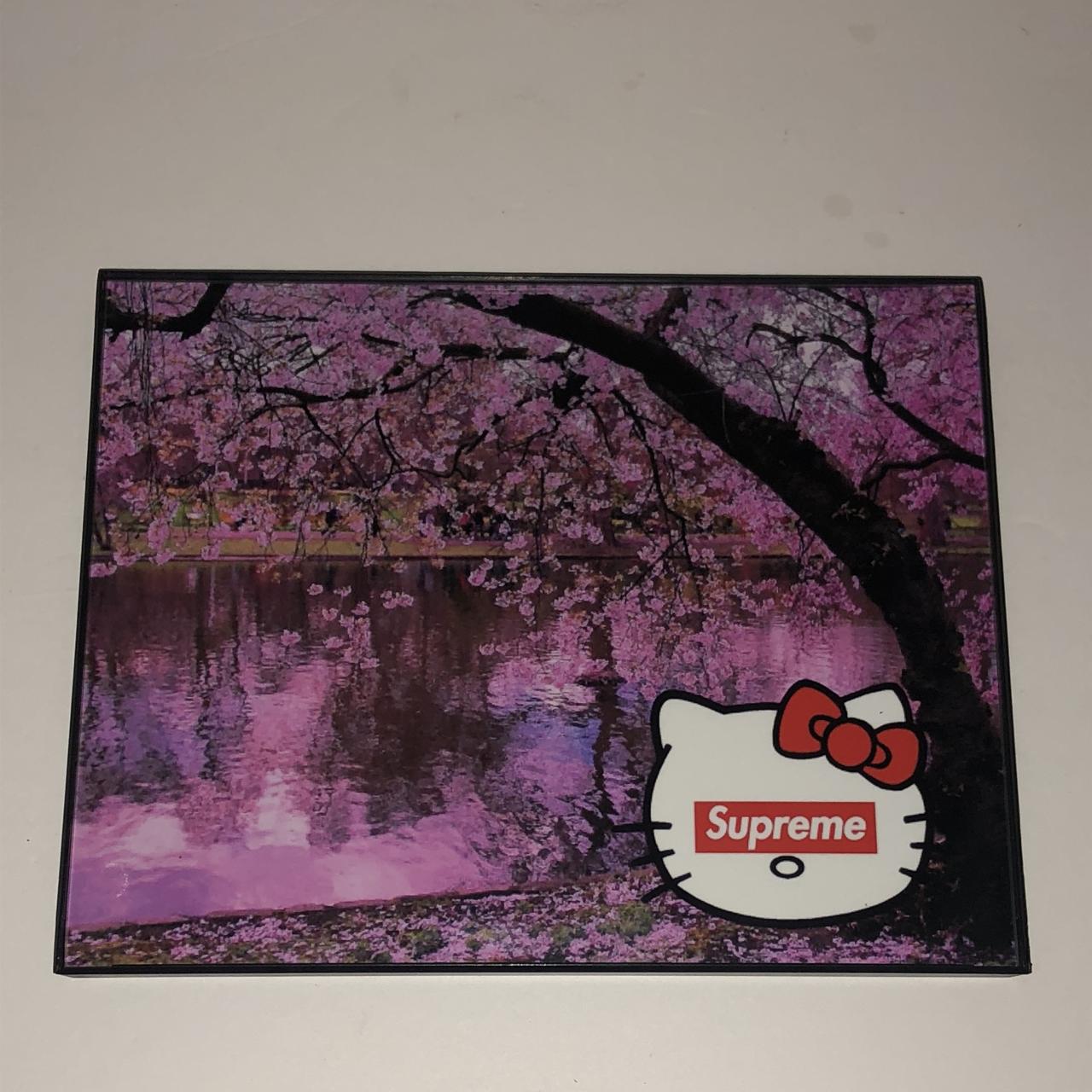 Supreme Hello kitty 🐱 Art Print with Frame , Print... - Depop