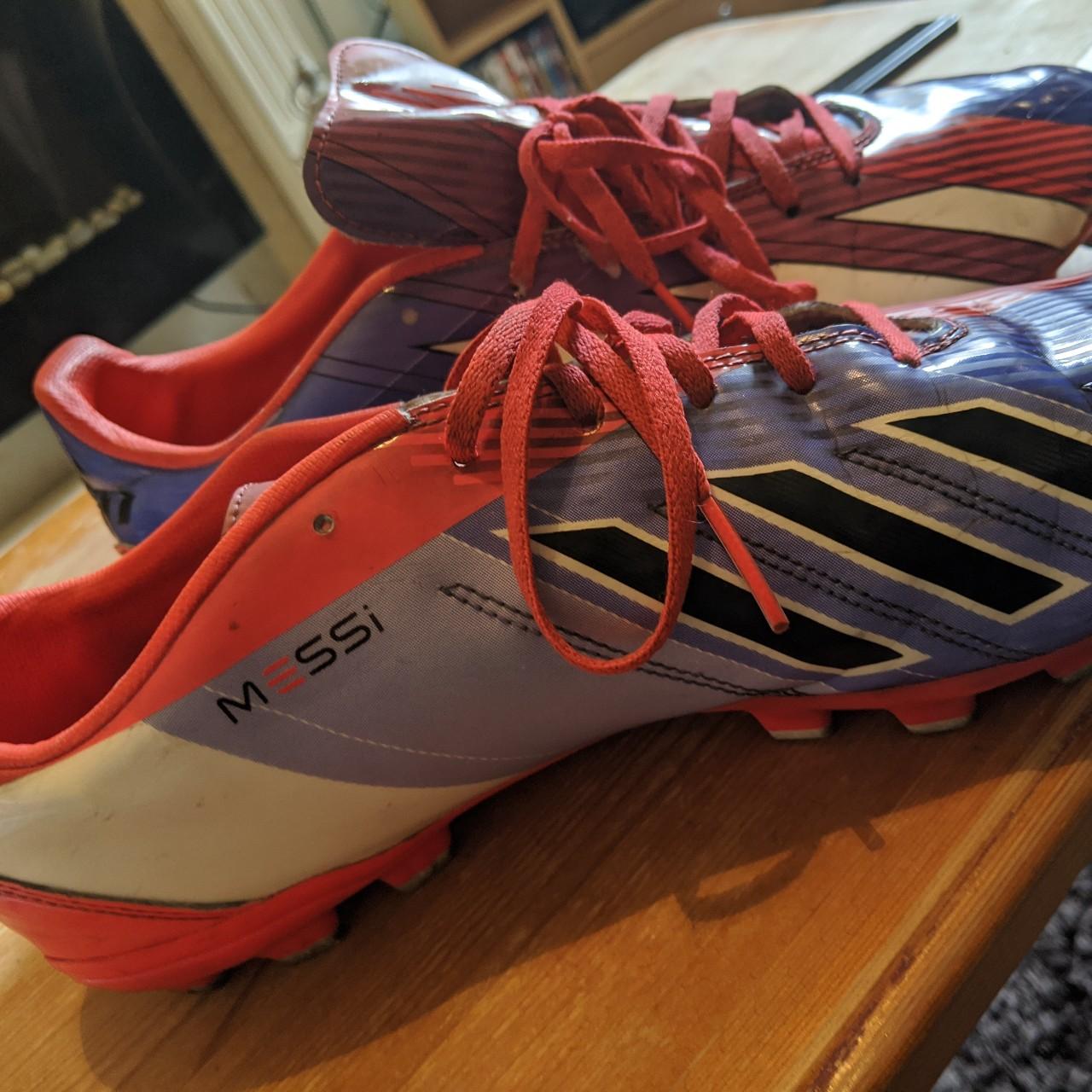 Adidas Messi Astro Turf Football Boots Hardly... - Depop