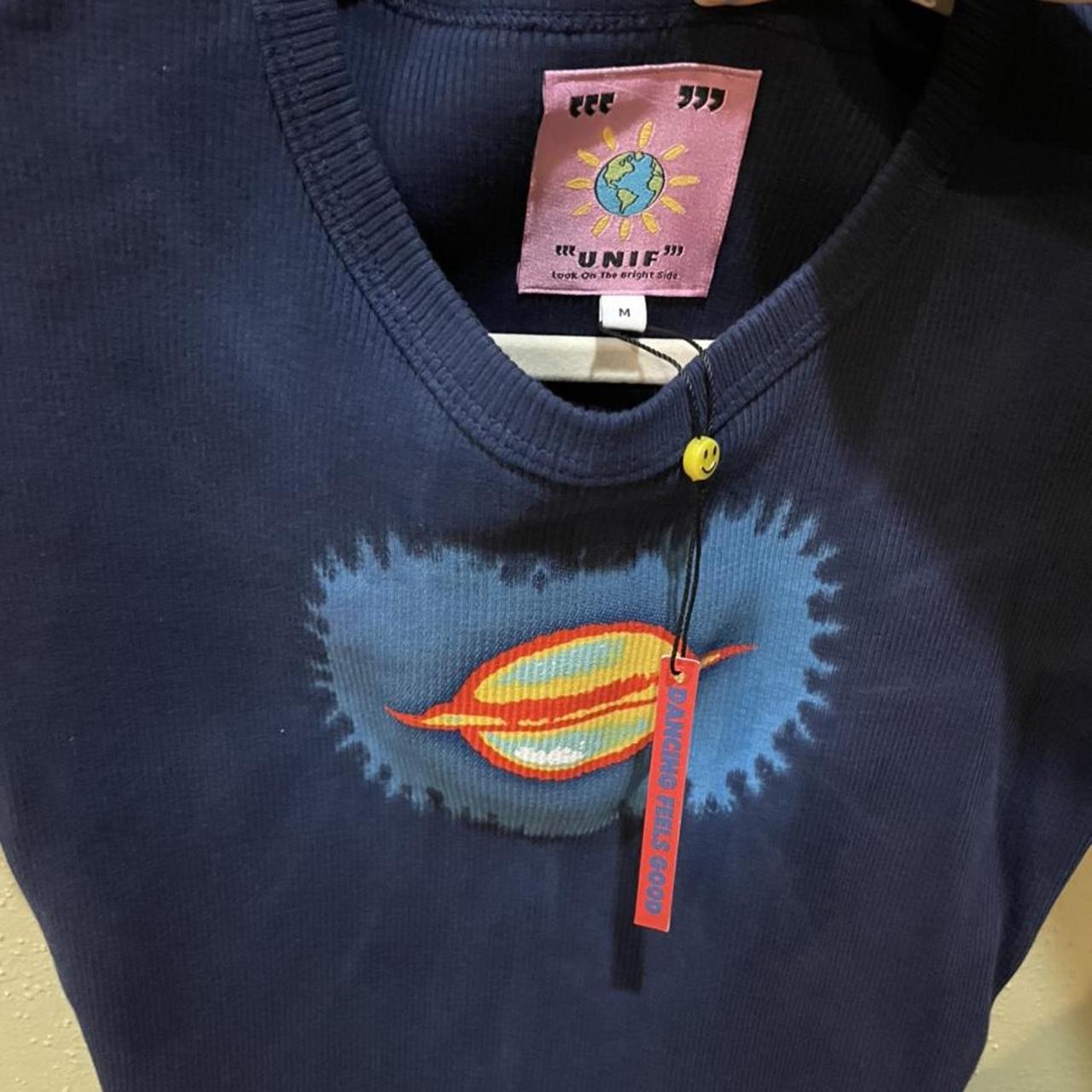 Brand new unif Saturn baby tee Size medium but can... - Depop