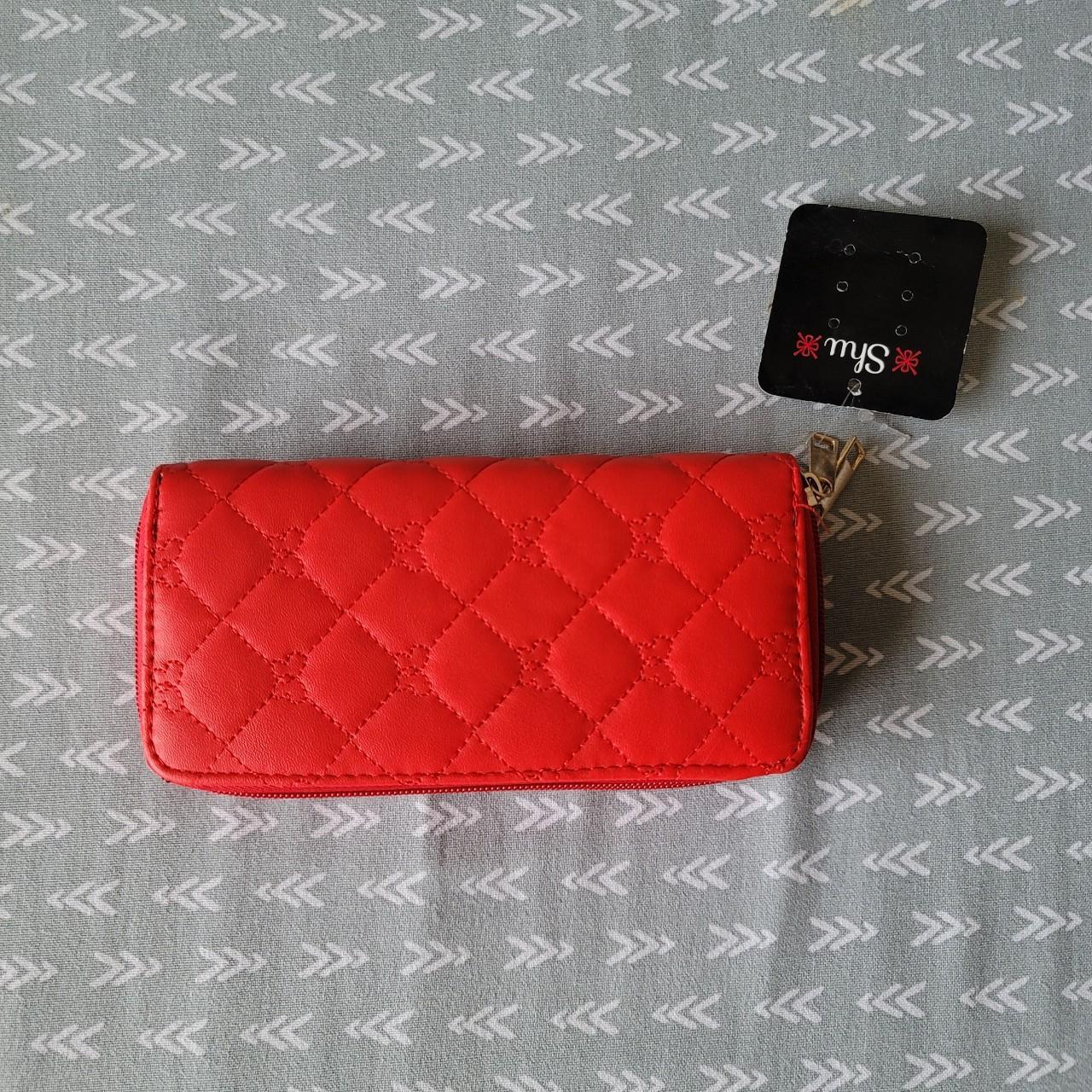 Red Wallet Cute butterfly design ♡Condition:... - Depop
