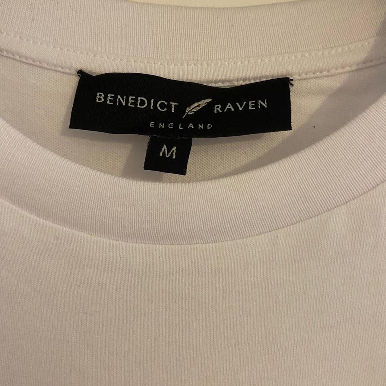 Benedict raven RRP £45 Brand new white T-shirt... - Depop