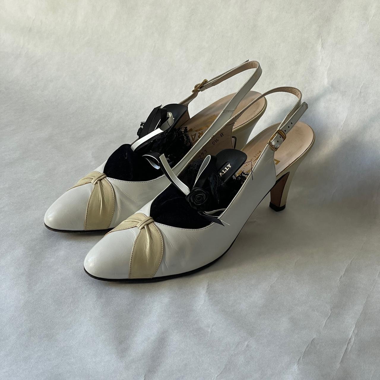 Salvatore Ferragamo leather pump heels. These shoes... - Depop