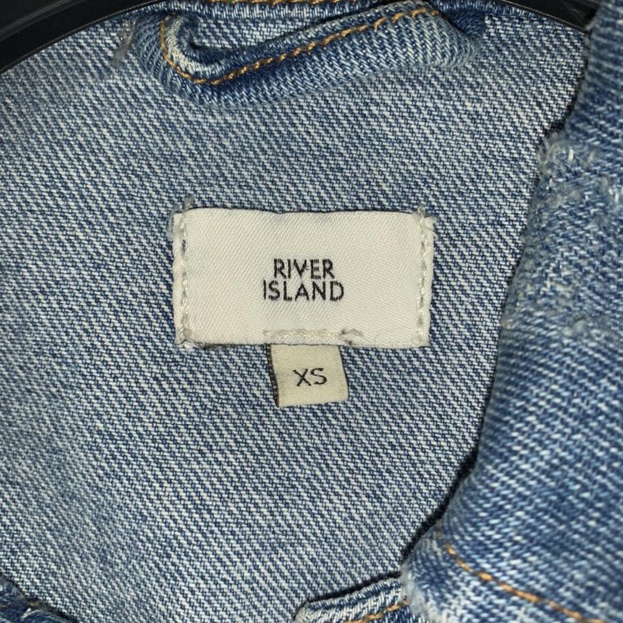 River island denim jacket 🧥 size XS - Depop
