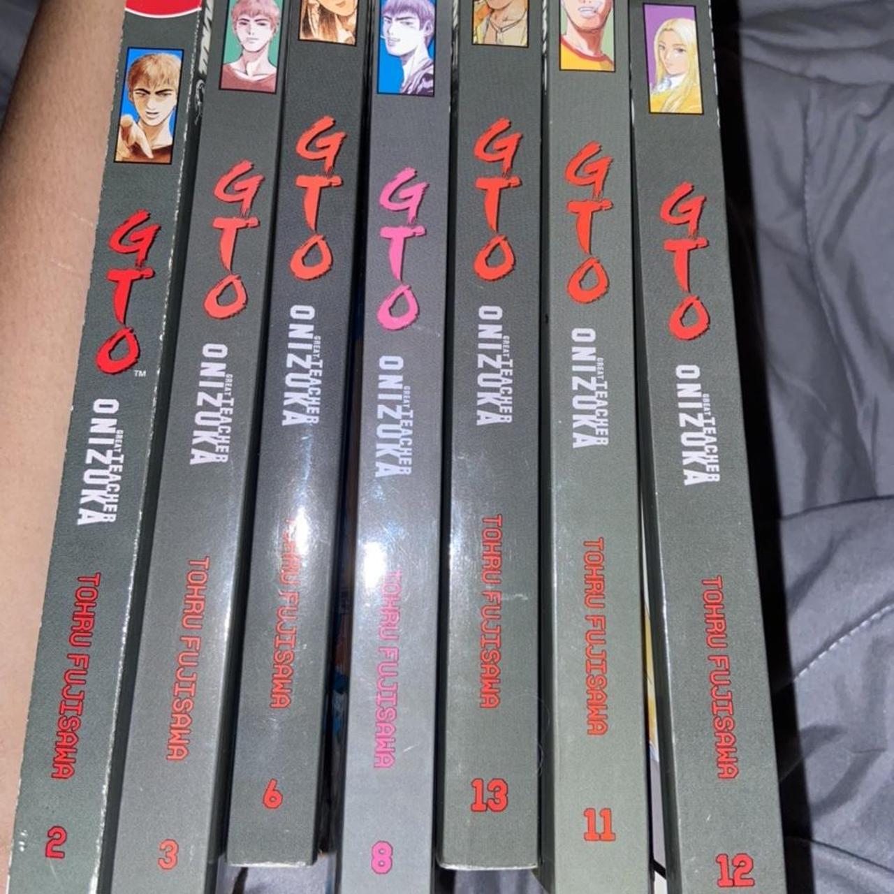 VOLUMES 2,3,6,8,11,12,13 of GTO MANGA. Great teacher... - Depop