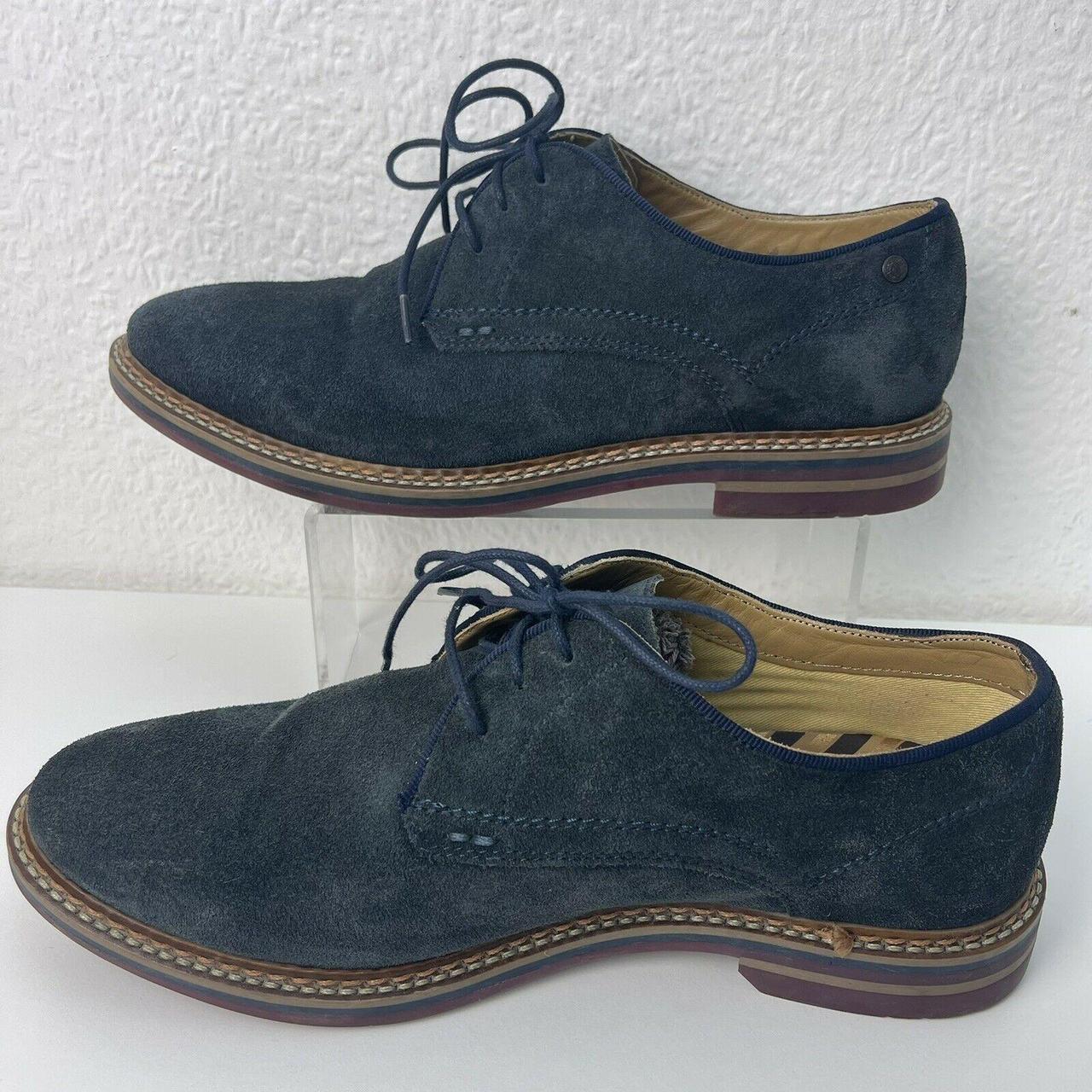 Mens Base London Shoes Navy Blue Suede Size 7.5 / 41... - Depop