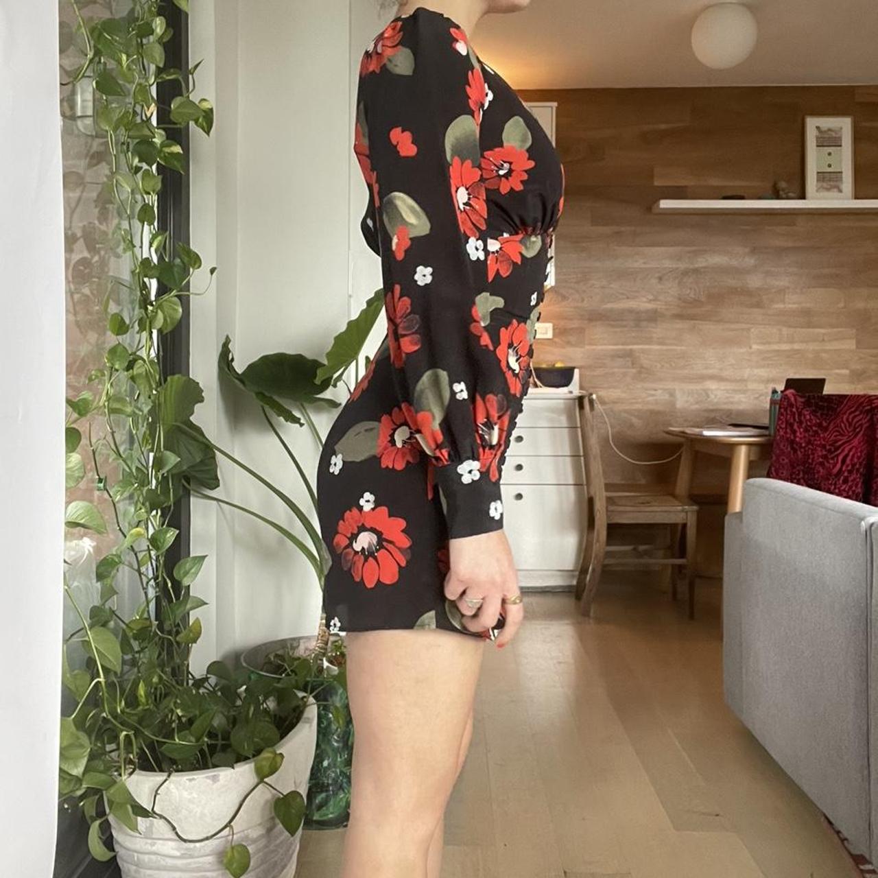 Réalisation Par Women's Red and Black Dress | Depop