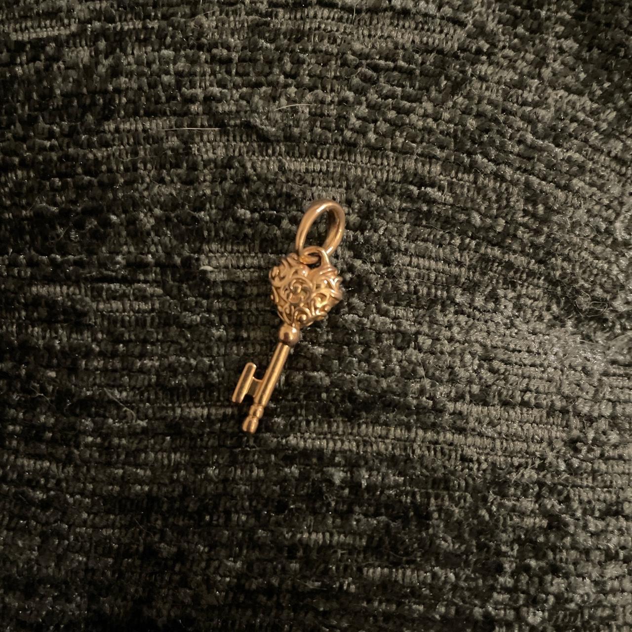 Pandora Key Rose Gold Necklace Pendant Not worn on... - Depop