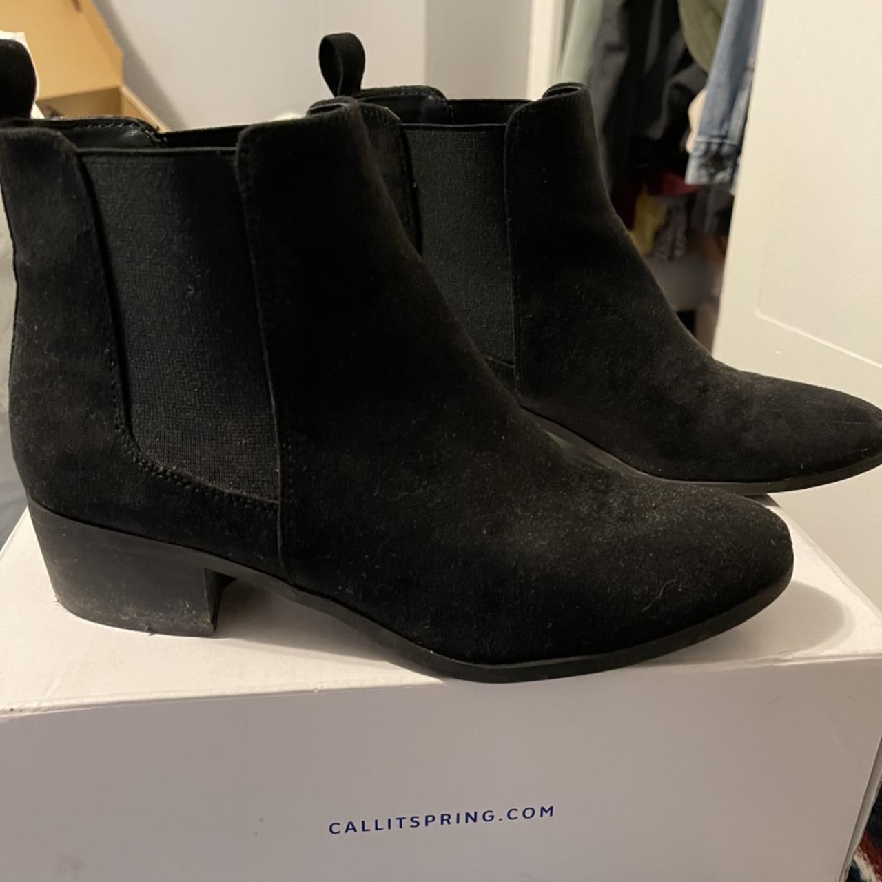 Call it Spring Women's Black Boots | Depop