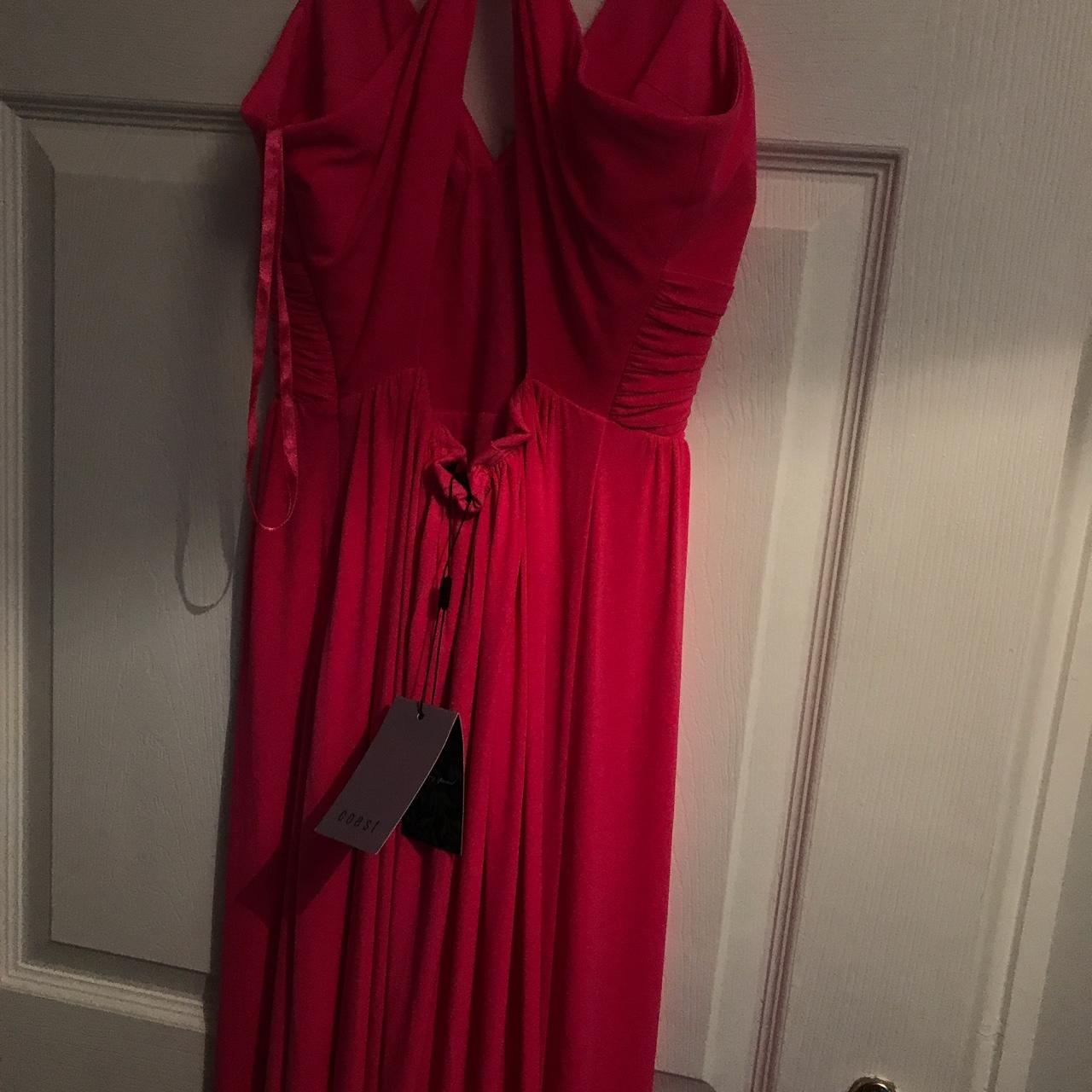 Coast Branda Maxi Dress Pink (Grecian style) Size UK... | Depop