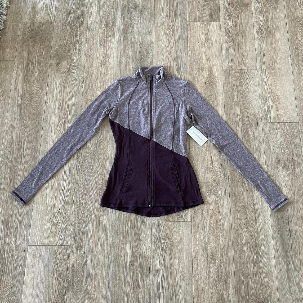 Two Tone Purple Workout Jacket in size XS. Fits true... - Depop
