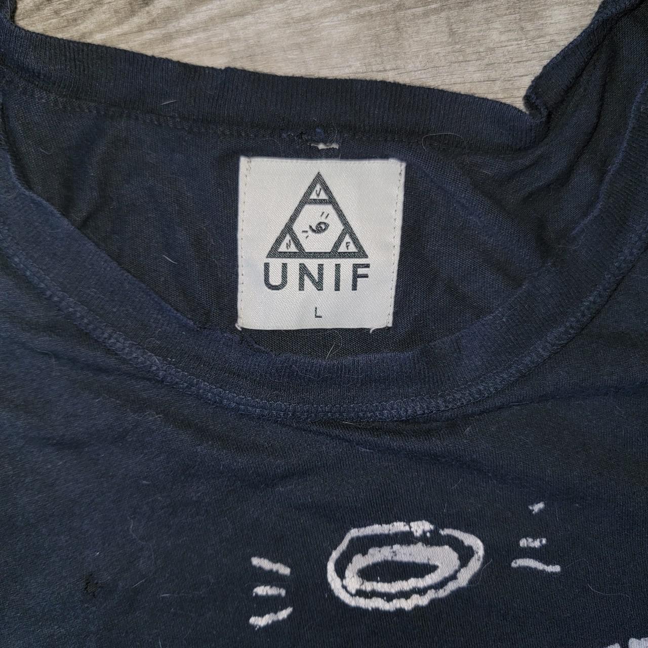 UNIF Forget Everything Regret Nothing T-Shirt Back... - Depop