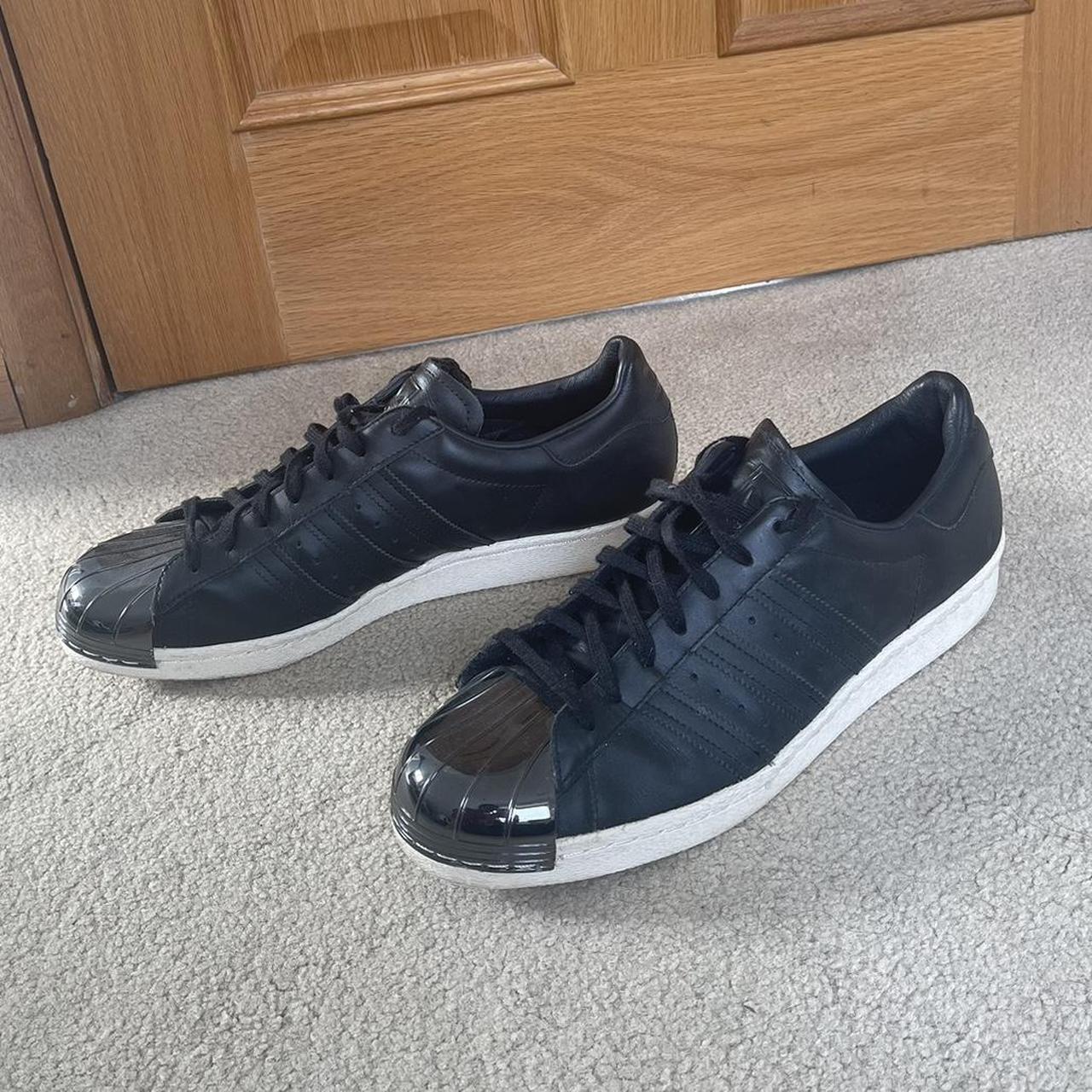 Adidas Superstar 80s Trainer - Leather/Metal... - Depop