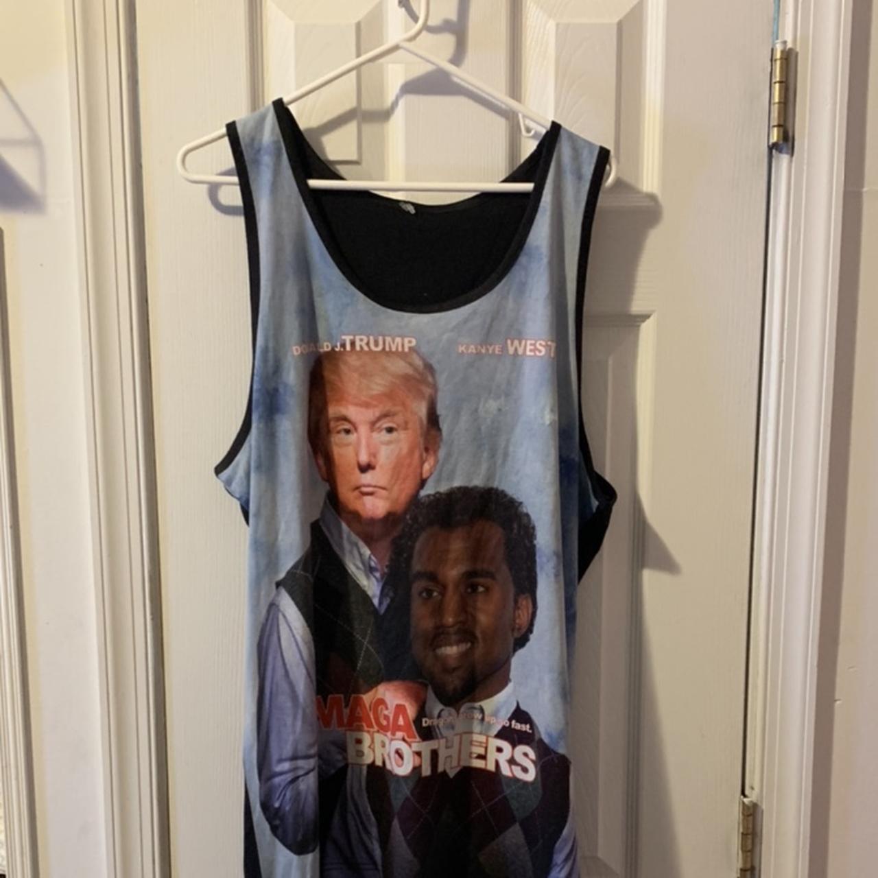 Step Brothers shirt. “MAGA Brothers” with Kanye West... - Depop