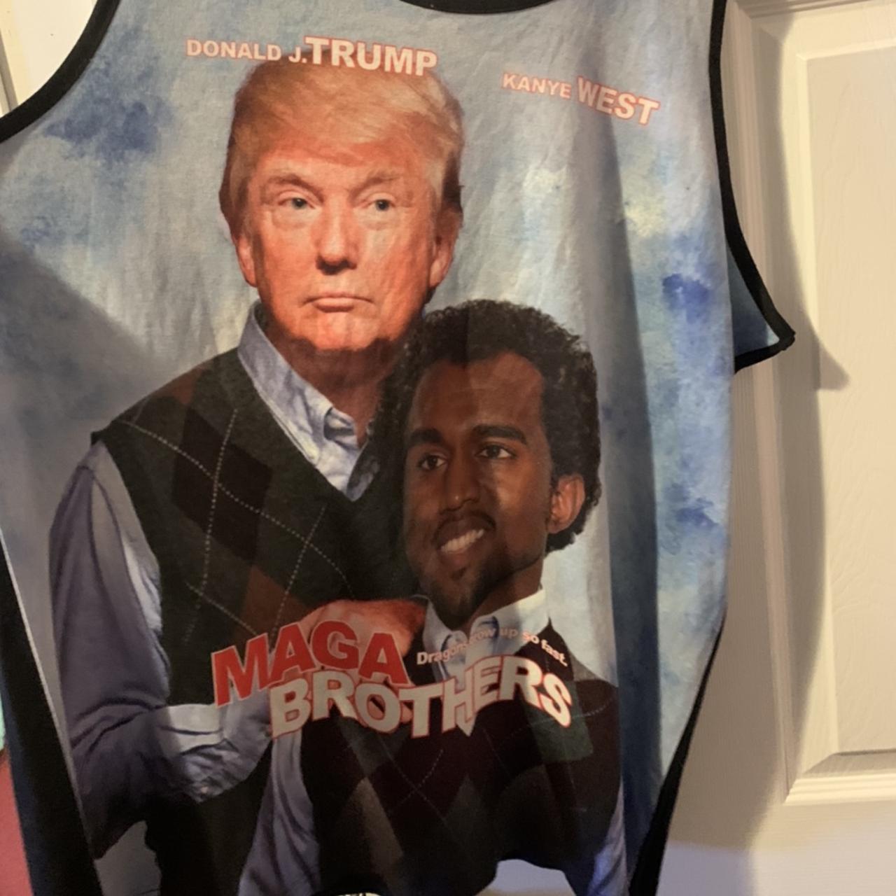 Step Brothers shirt. “MAGA Brothers” with Kanye West... - Depop