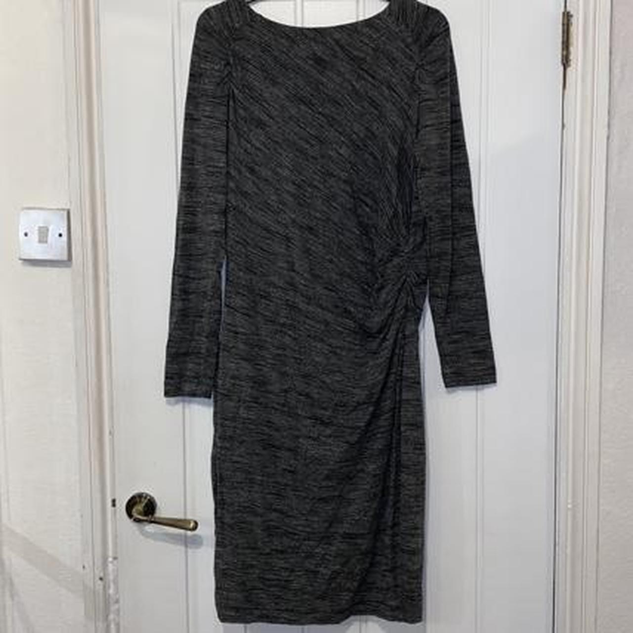 Super soft autograph ruched midi dress Model is 5ft... - Depop