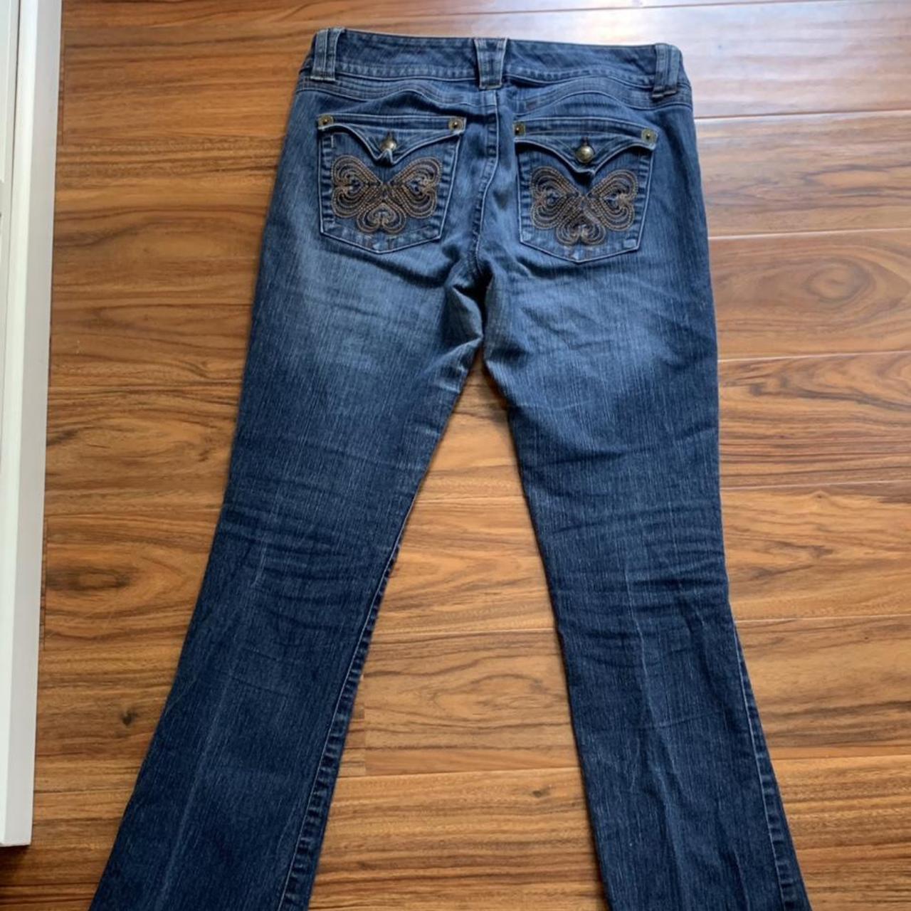 2000s Candies Bootcut Low-waist Jeans 👖💙 So cute and... - Depop